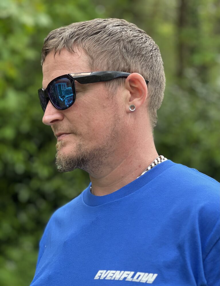 Evenflow Blue Comic T-Shirt – EVENFLOW